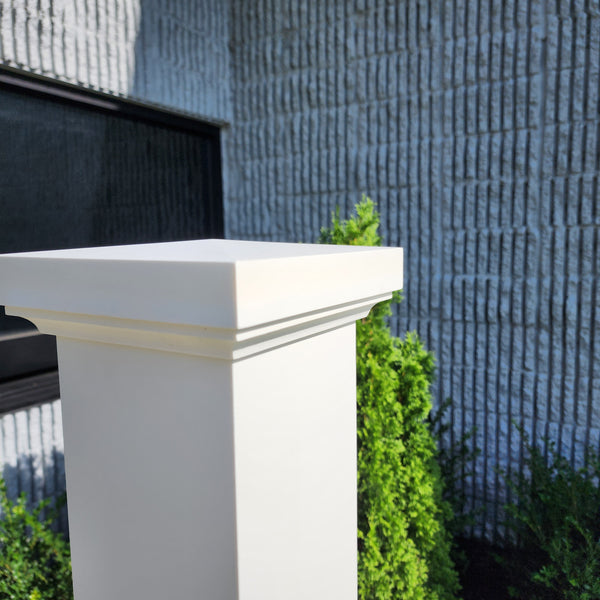 PVC Peaked Newel Post Cap Azek - Versatex – EAM DIY